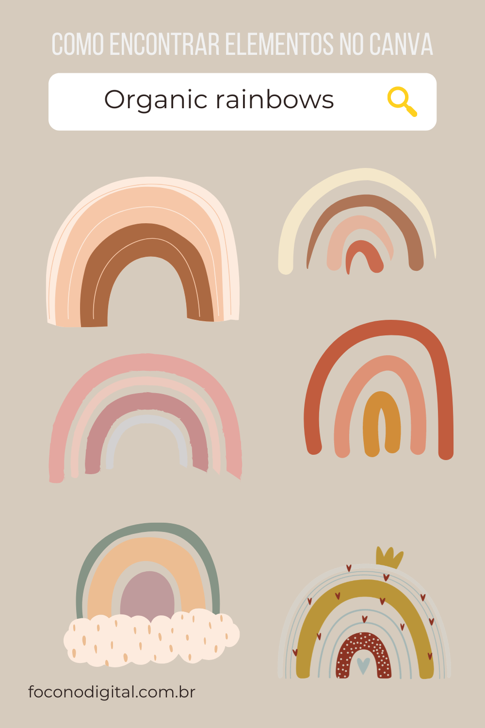 Como encontrar os melhores elementos no Canva - Foco no Digital
